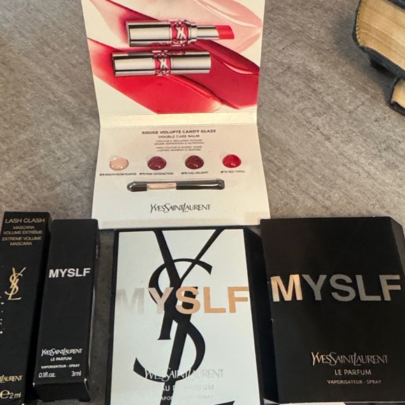 Yves Saint Laurent | Other | Ysl Makeup Perfume Bundle Lipstick Mascara ...